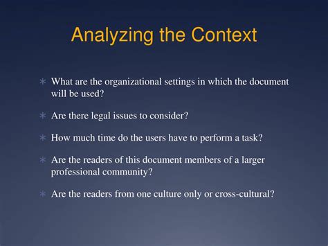 Ppt Audience Purpose And Context Powerpoint Presentation Free