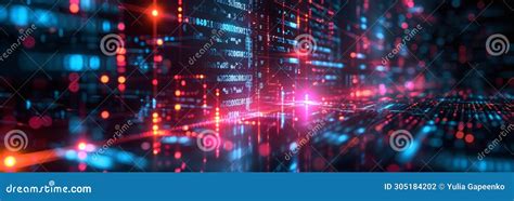 Dark Abstract Technology Background With Translucent Program Code Stock Photo Image Of Cyber