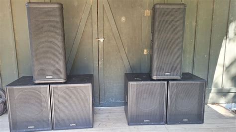 Qsc Hpr Powered Pa Speakers And Subs Reverb