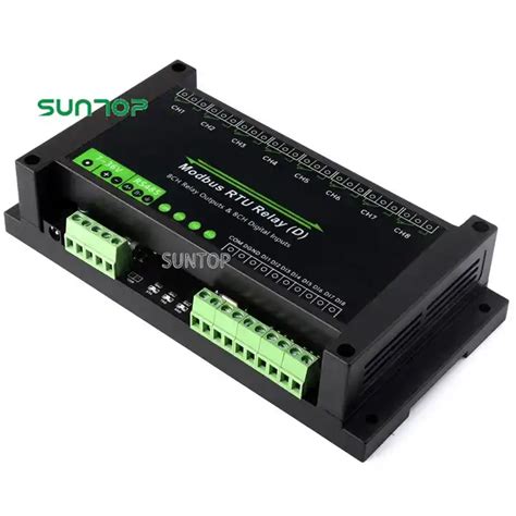 Industrial Modbus RTU Ch Relay Module D With Digital Input And RS Interface Multi