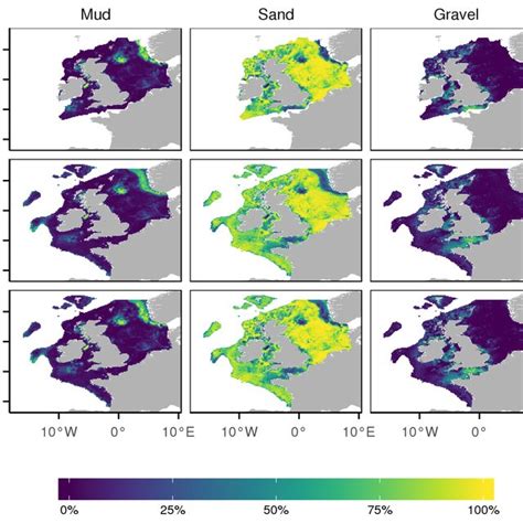 The Derivation Of The Synthetic Map Of Sediment Percentages The
