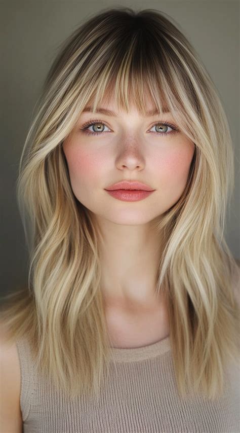 23 Face Framing Layers With Bangs Ideas Effortless Beauty And Style Looksniceonme
