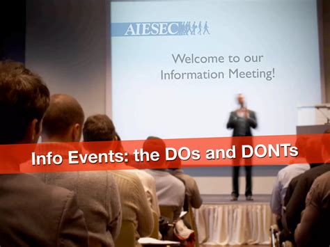 Effective Aiesec Info Sessions Pdf Business Business And Finance