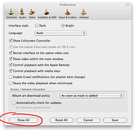 setup the password on vlc for vlc direct mac osx evelsa