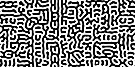 turing reaction diffusionseamless pattern vector image