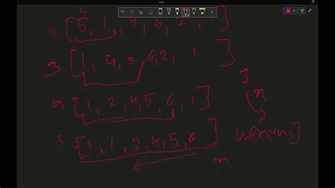 insertion sort using python youtube