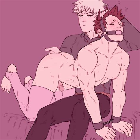 Rule 34 2boys Anal Anal Fingering Ass Bondage Dom Eijirou Kirishima