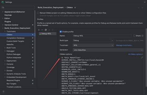 Clionubuntuwslmysql80开发、调试环境搭建clion Mysql 源码启动 Csdn博客