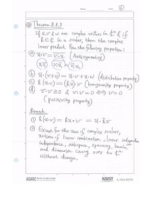 Chapter Lecture Notes Introduction To Linear Algebra Studocu