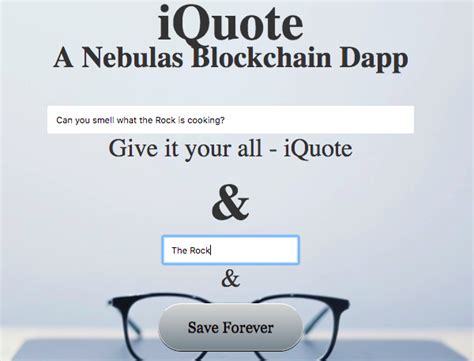 github ottokafka iquote dapp for nebulas