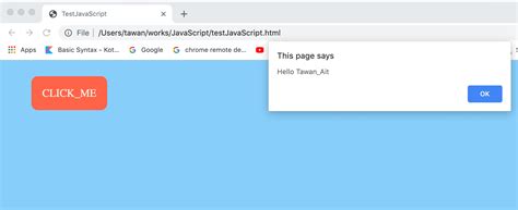 javascript function click alert ep 2 2 by tawan ait medium