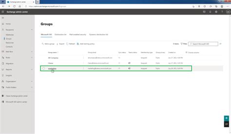 Create And Manage A Microsoft Group In Exchange Online