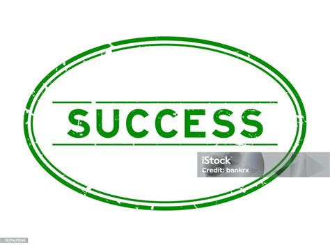 그런 지 녹색 성공 단어 타원형 흰색 배경에 고무 도장 스탬프 개발에 대한 스톡 벡터 아트 및 기타 이미지 개발 겨냥