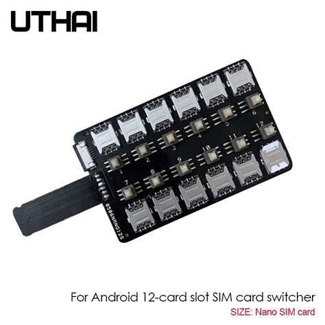 UTHAI T13 12 Card Slot SIM Card Adapter Multi SIM Grandado