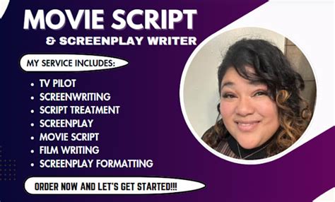 Write Movie Script Screenplay Feature Film Tv Series Screenwriting Tv Plot By Ruby Rose150