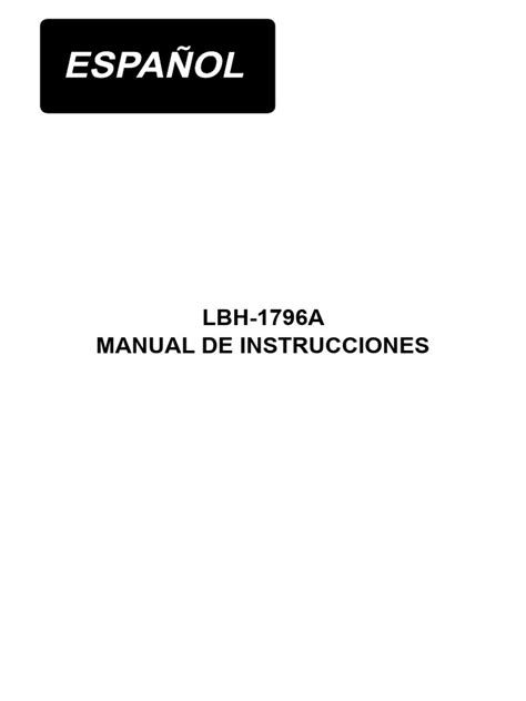 Instruction Es Pdf
