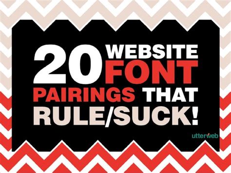 pptx 20 website font pairings that rule and 20 that suck dokumen