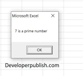 How To Check For Prime Number In Excel VBA DeveloperPublish