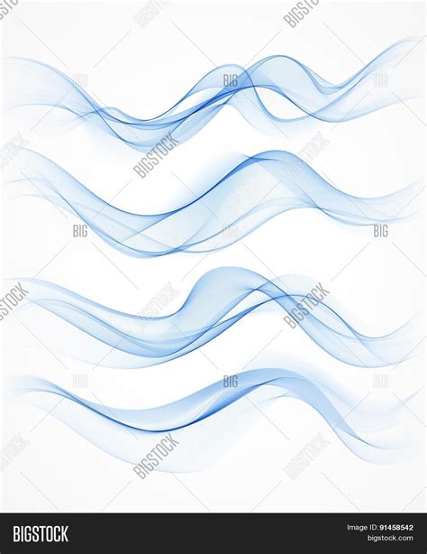 Blue Wave Background Vector And Photo Free Trial Bigstock
