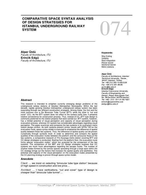 Comparative Space Syntax Analysis Of Des Pdf Pdf Rapid Transit Space