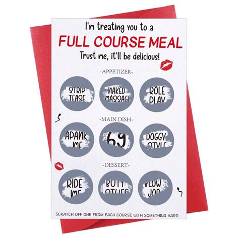 Naughty Scratch Off Cards Funny Valentines Day Cards Birthday Cards For