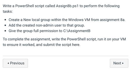 Solved Write A Powershell Script Called Assign8bps1 To