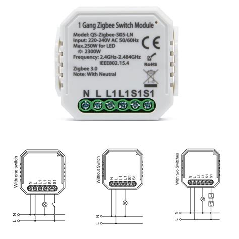 Tuya ZigBee Smart Switch Module With No Neutr Grandado