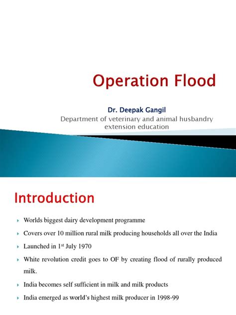 Operation Flood Pdf Milk Dairy