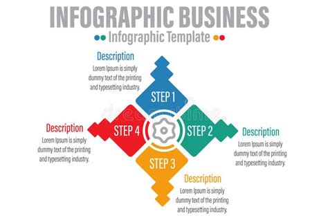 4 Step Modern Timeline Diagram With Planning Year Presentation Vector Infographic Infographic