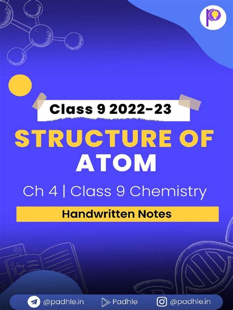 Struc Of Atom Class 9 Pdf