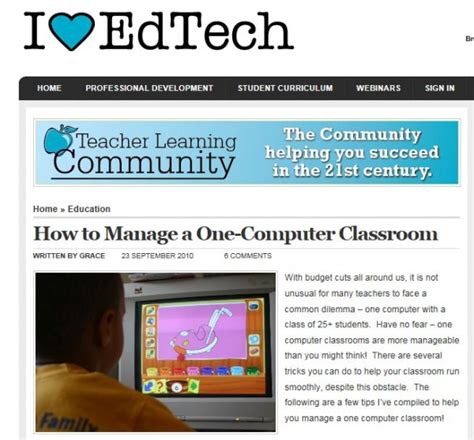 Just One Computer In Your Classroom