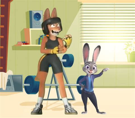 Diane Foxington And Judy Hopps By Ceb1031 On Deviantart