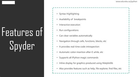 Python Spyder Ide Edureka Pdf