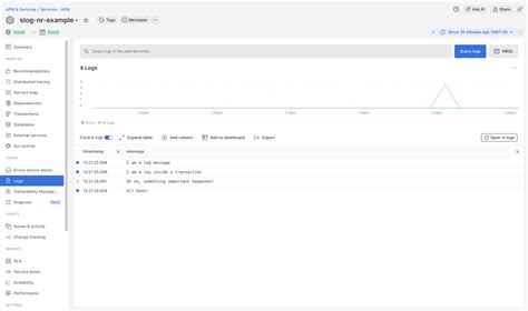 slog で logs in context を実装する new relic