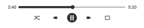Premium Vector Audio Or Video Player Progress Loading Bar With Time
