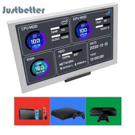 5 0 Inch IPS Type C Secondary Screen PC Temperature Display AIDA64 Secondary Display Secondary