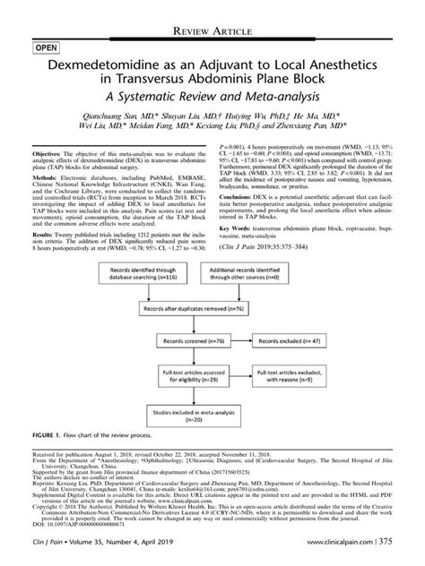 Dexmedetomidine As An Adjuvant To Local 10 Pdf