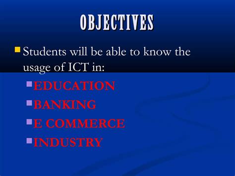 Usage Of Ict In Daily Life PPT