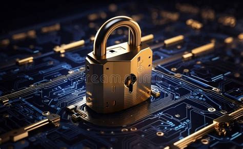 Security And Cyber Security Firewall Generative Ai Illustration Stock