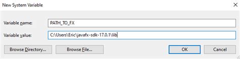 Installing Java And Javafx