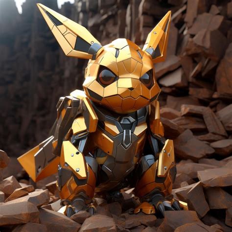 A Metamorfose Tecnológica De Pikachu Explorando Maravilhas Elitrafadas
