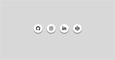Social Media Icons With Hover Animation Using Html And Css