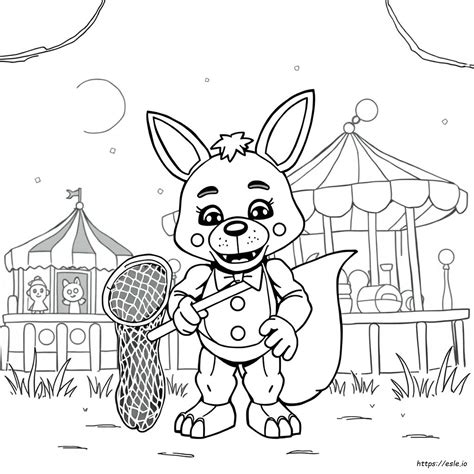 Foxy Cute Fnaf Coloring Pages Adorable Spooky Fun For Fans