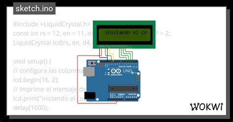 Cristal Liquido Ejercicio 21 Wokwi Esp32 Stm32 Arduino Simulator