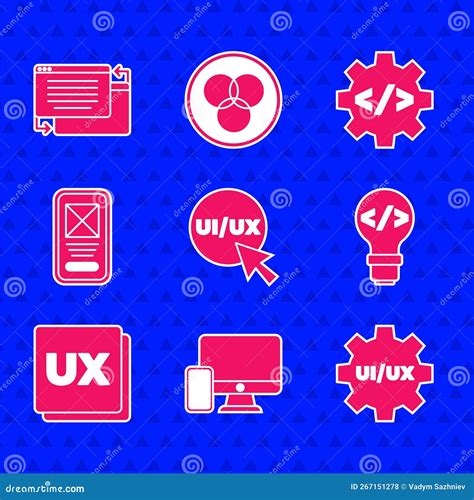 set ui or ux design monitor and mobile front end development and