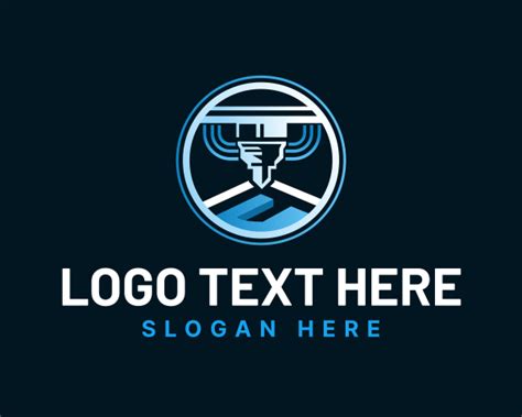 Blue 3d Modeling Logos Blue 3d Modeling Logo Maker Brandcrowd