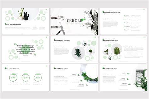 Cercle Powerpoint Template 83129 Templatemonster