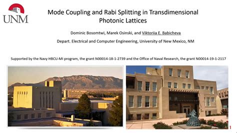 Mode Coupling And Rabi Splitting In Transdimensional Photonic Lattices