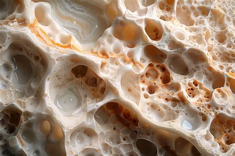 close up of organic porous structure possibly shell macro nature