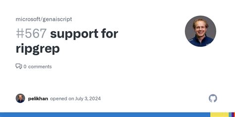 Support For Ripgrep · Issue 567 · Microsoftgenaiscript · Github